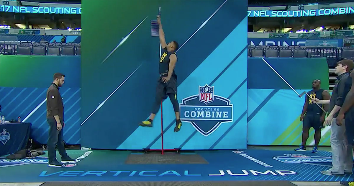 Football: Crushing the Combine - Playing with Science : Football ...